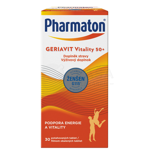 Copy - Pharmaton Geriavit Vitality 50+ 30 tabliet