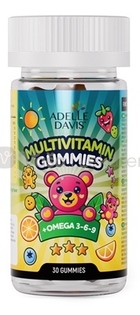 Adelle Davis Multivitamin Gummies + Omega 3,6,9 30 ks
