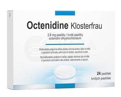 Octenidine Klosterfrau 24 cmúľacích pastiliek