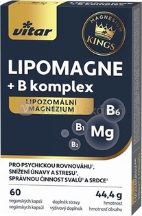 Vitar Kings Lipomagne + B komplex 60 cps