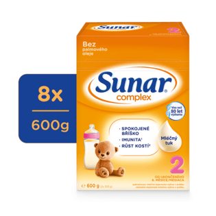 Sunar Complex 2 následná mliečna výživa (od ukonč. 6. mesiaca) (inov ...