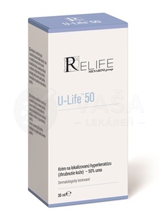 U-Life 50 Krém s 50% ureou na lokalizované zhrubnutie kože 30