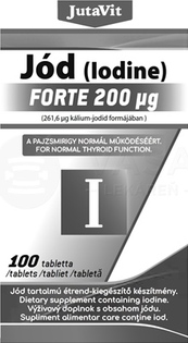 JutaVit Jód Forte 200 mcg 100 tabliet