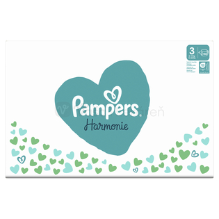 Pampers Harmonie Magic Paper 3 Detské plienky (6-10 kg) 186 ...
