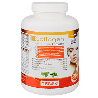 JutaVit Kolagén 10 g + Hyalurón Komplex 193,5 g prášok na prípravu nápoja mango-marakuja-mandarínka