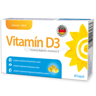 Sirowa Vitamín D3 2000 IU 60 cps