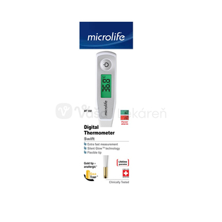 Microlife MT550 Digitálny teplomer 10-sekundový so zlatou špičkou 1 ks