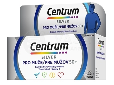 Centrum Silver 50+ Pre mužov Multivitamín 90 tbl