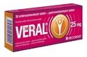 Veral 25 mg 30 tbl